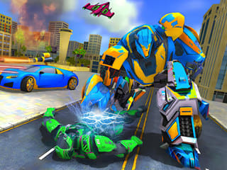 Megabot Robot Car Transform - Play Robot Simulator