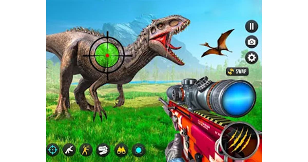 Shooting Games: Army Defence Dino Shoot | CarGames