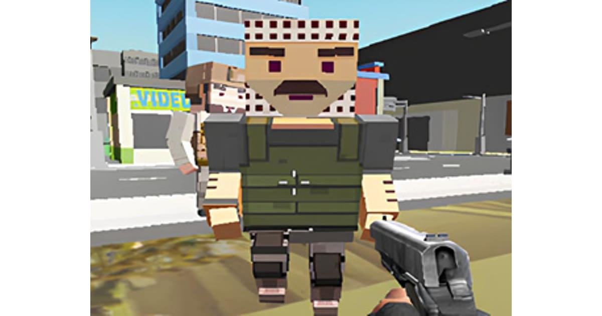 Block Pixel Cops - Pixel FPS Survival