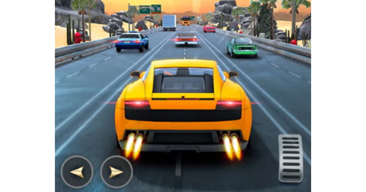 Car Highway Racing - Avoiding Driving Simulator