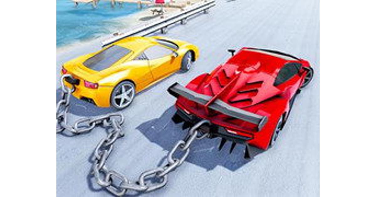Chained Car Stunts Race Mega Ramp Gt Racing - Play The Game Online