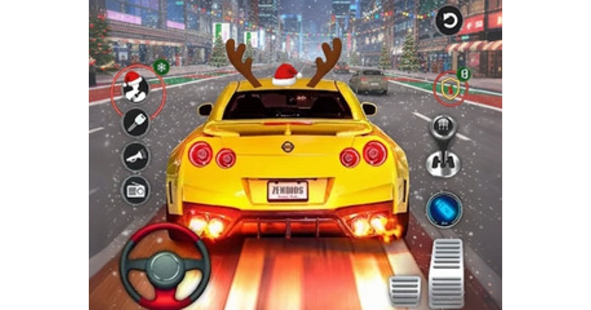 Christmas Driver City Rush Racing Games | CarGames