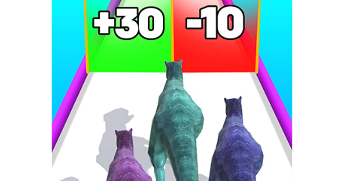 Dinosaur Runner 3D - Avoiding Strategy Battle