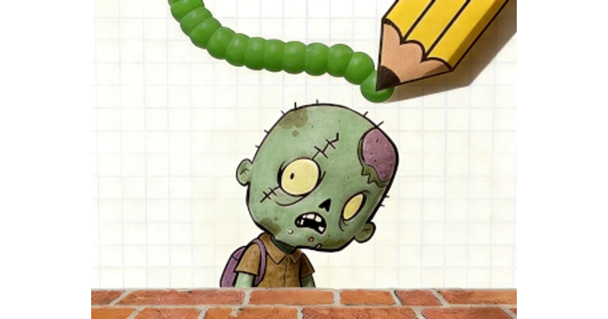 Draw To Smash Zombie: Puzze Game Unblocked
