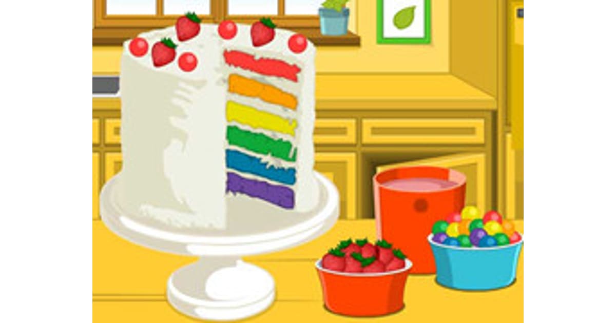Emma Recipes Rainbow Clown Cake - Play The Game Online