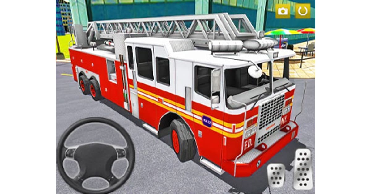 Fire Truck Rescue Driving - Free Simulation Game