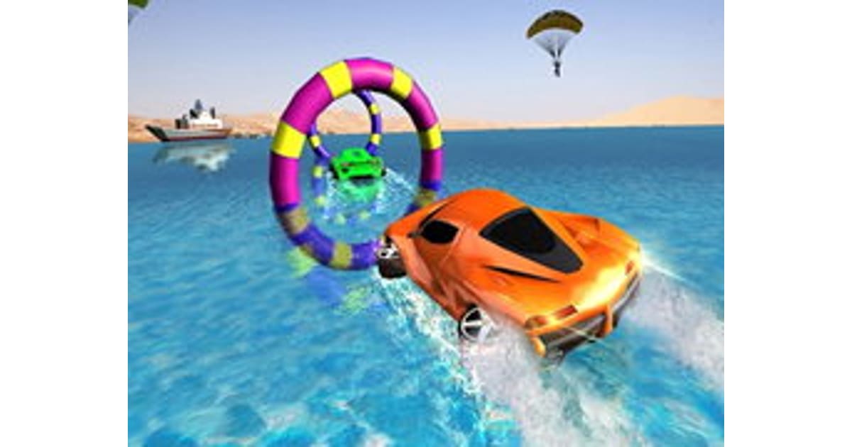 Floating Water Surfer Car Driving Beach Racing - Play The Game Online