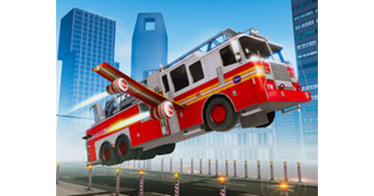Flying Fire Truck Driving Sim - Play The Game Online on CarGames.Com