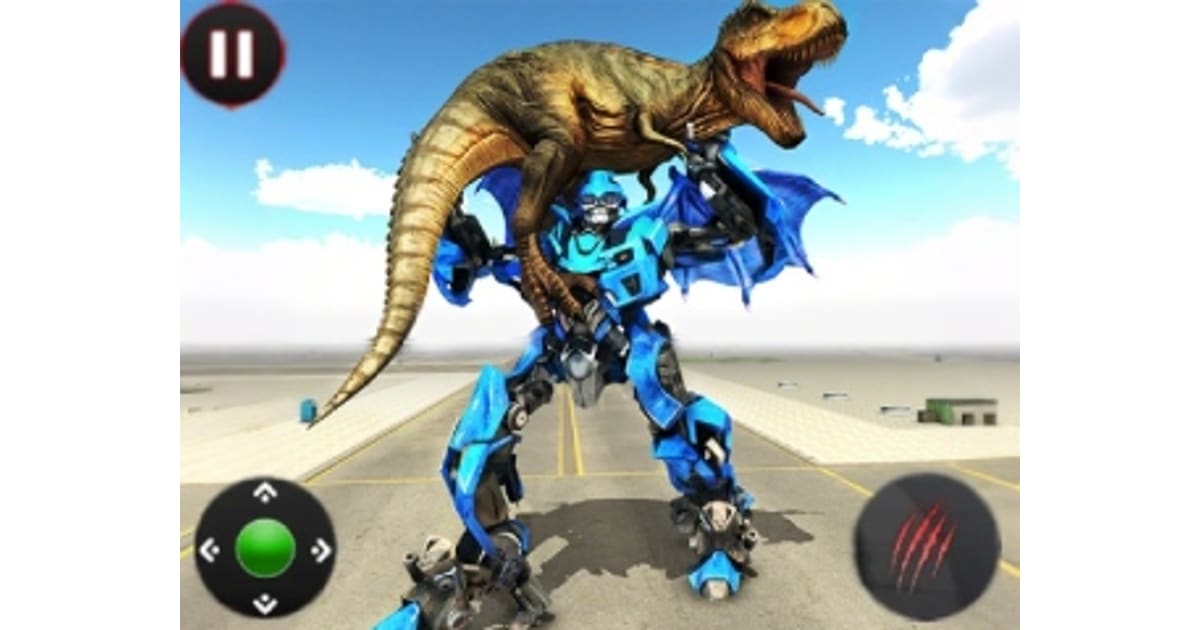 Jurassic Dinosaur Robot Fighting Game