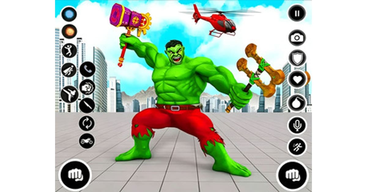 Monster Hero Rescue City - Action Adventure Games