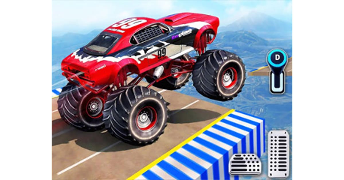 Monster Truck Crazy Impossible - Stunt Racing Game