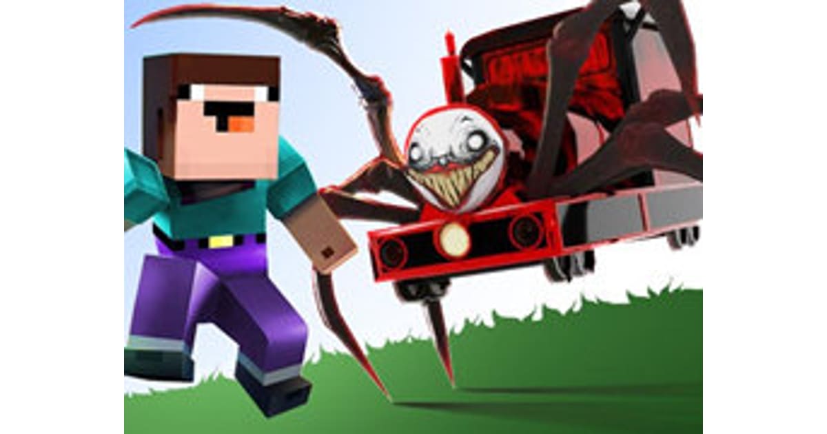 Noob Vs Spider Train - Play Noob Vs Spider Train Online on CarGames.Com