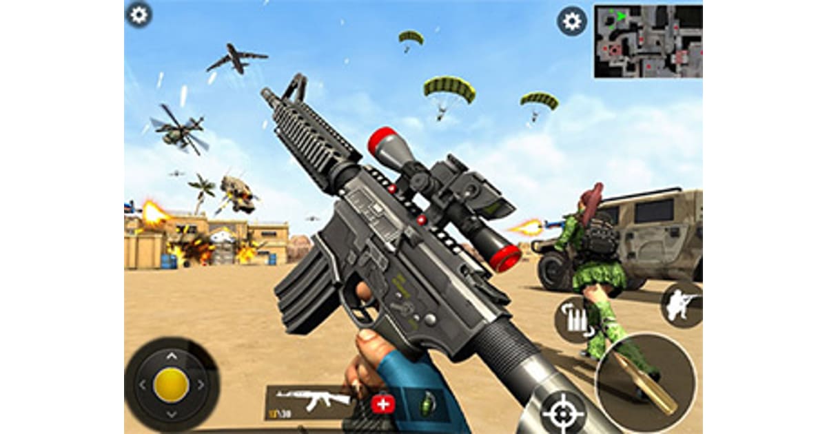 Squad Shooter Simulation Shootout - 3D Gun Game