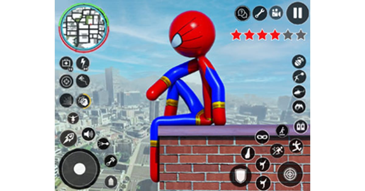 Stick Rope Hero - Sandbox Action Game