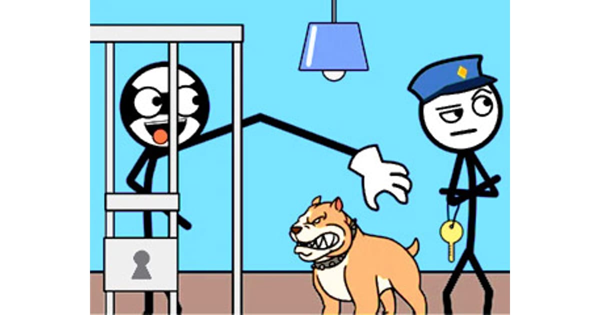 Stickman Troll: Thief Puzzle Funny Brain Game