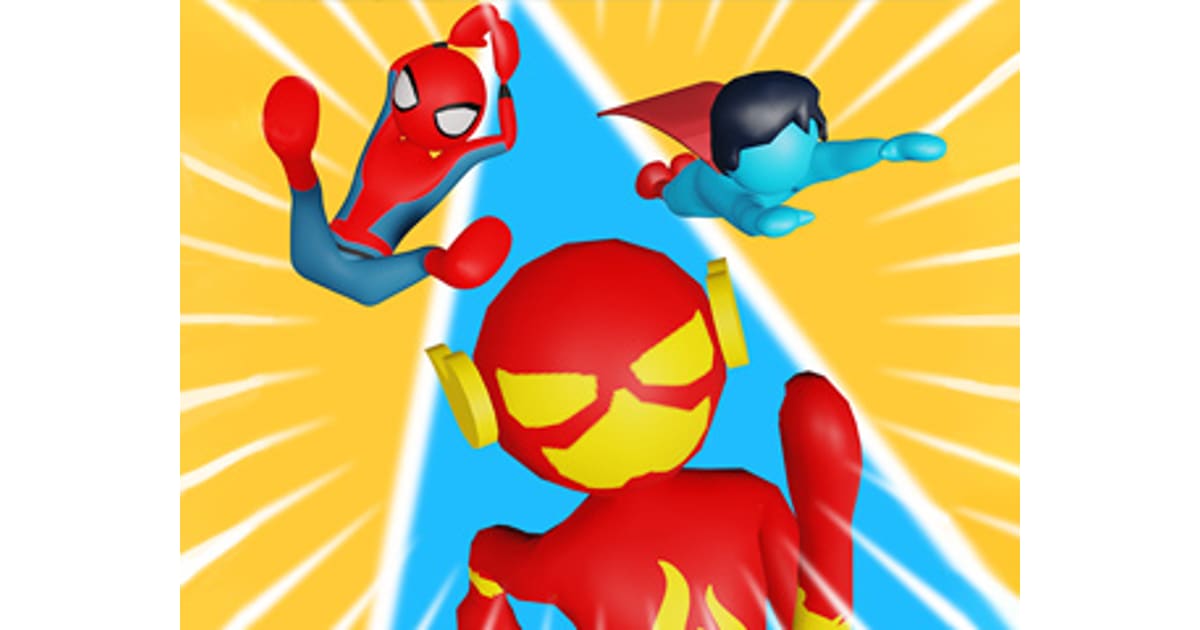 Superhero Race - Crowd Runner Game Free Online