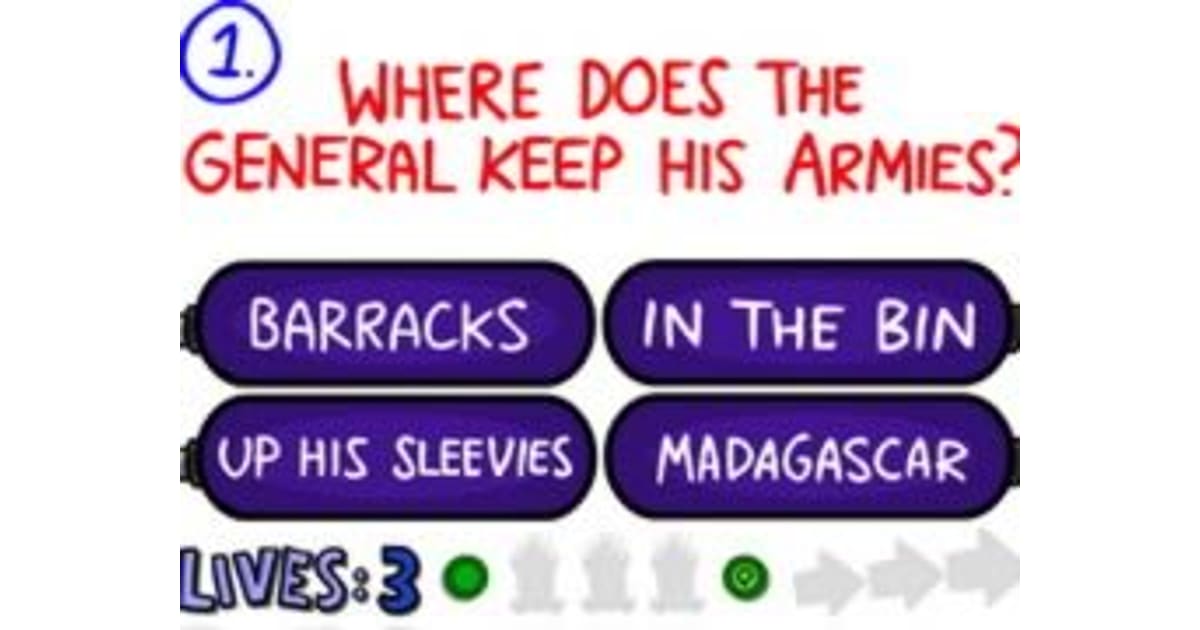 The Impossible Quiz 2 - Play The Game Online on CarGames.Com