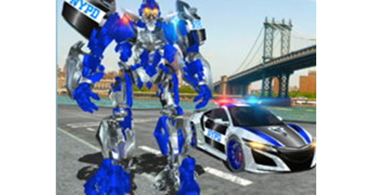 Us Police Robot Transform Robot Fighting - Play The Game Online