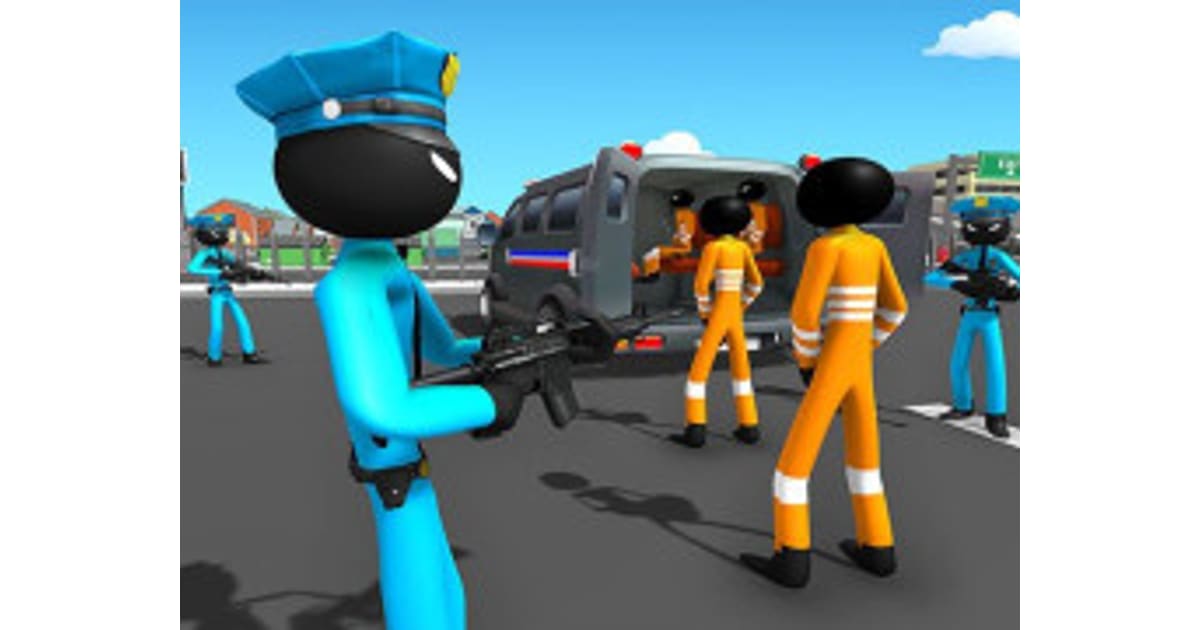 Us Police Stickman Criminal Plane Transporter Game - Play The Game Online